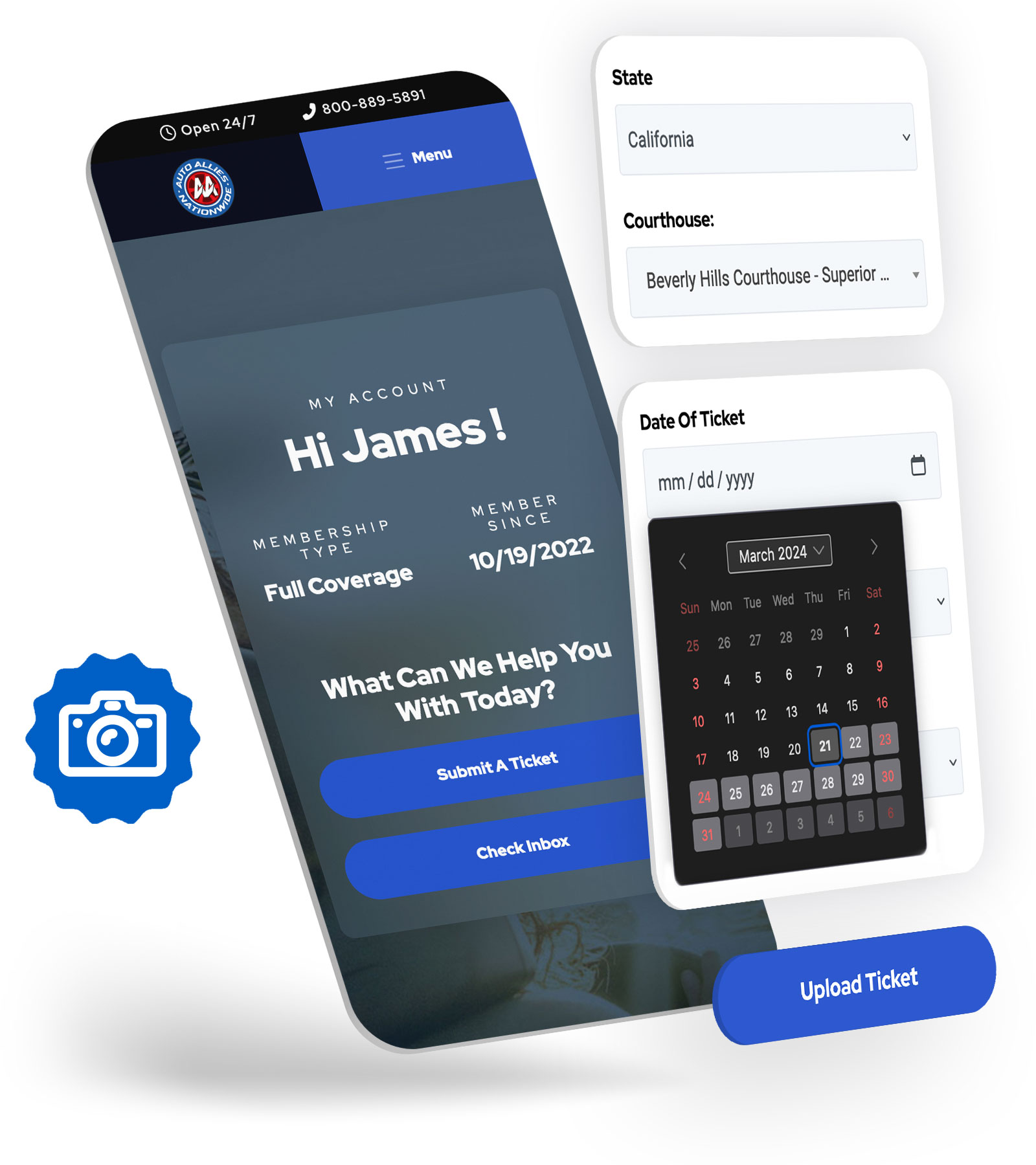 Auto Allies | Traffic Ticket Protection for $1 A Day.